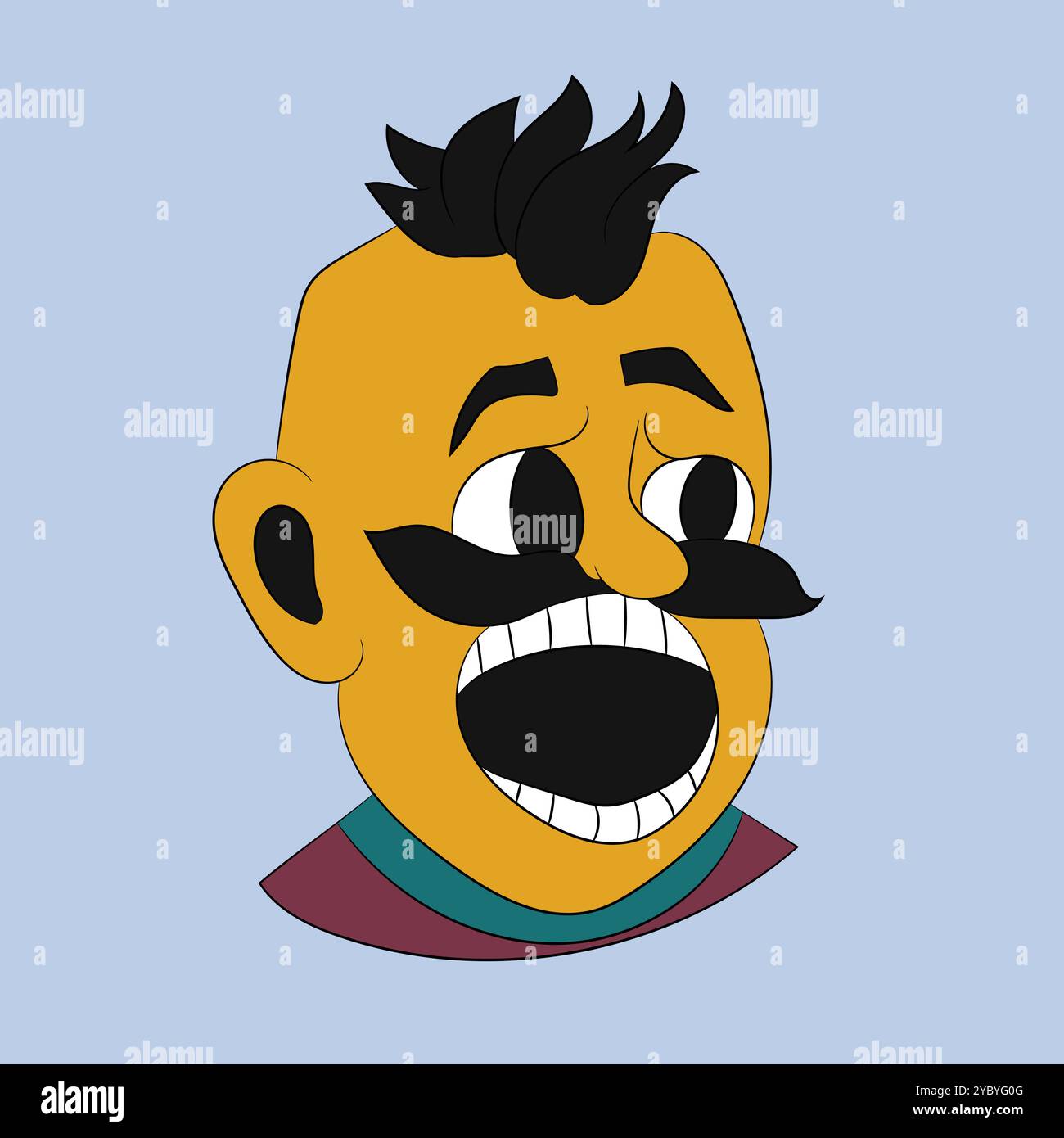 Face Cartoon Character Stock Vector Image & Art - Alamy