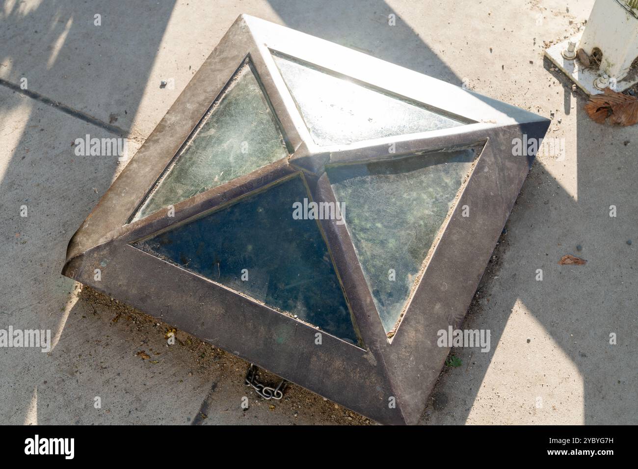 The historic first boundary stone placed to mark the territory of ...