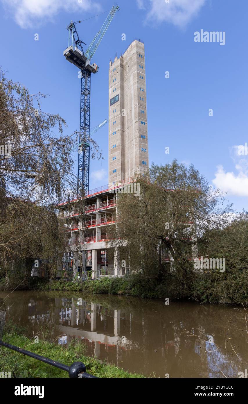 Tower Block student accommodation part of the Temple Quarter, River ...