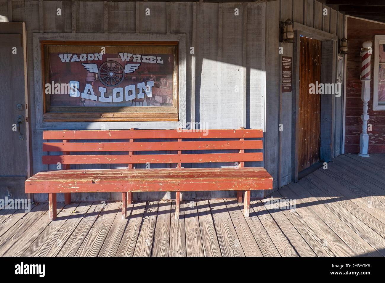 The Wagon Wheel Saloon in Pioneertown,California. Pioneertown was ...