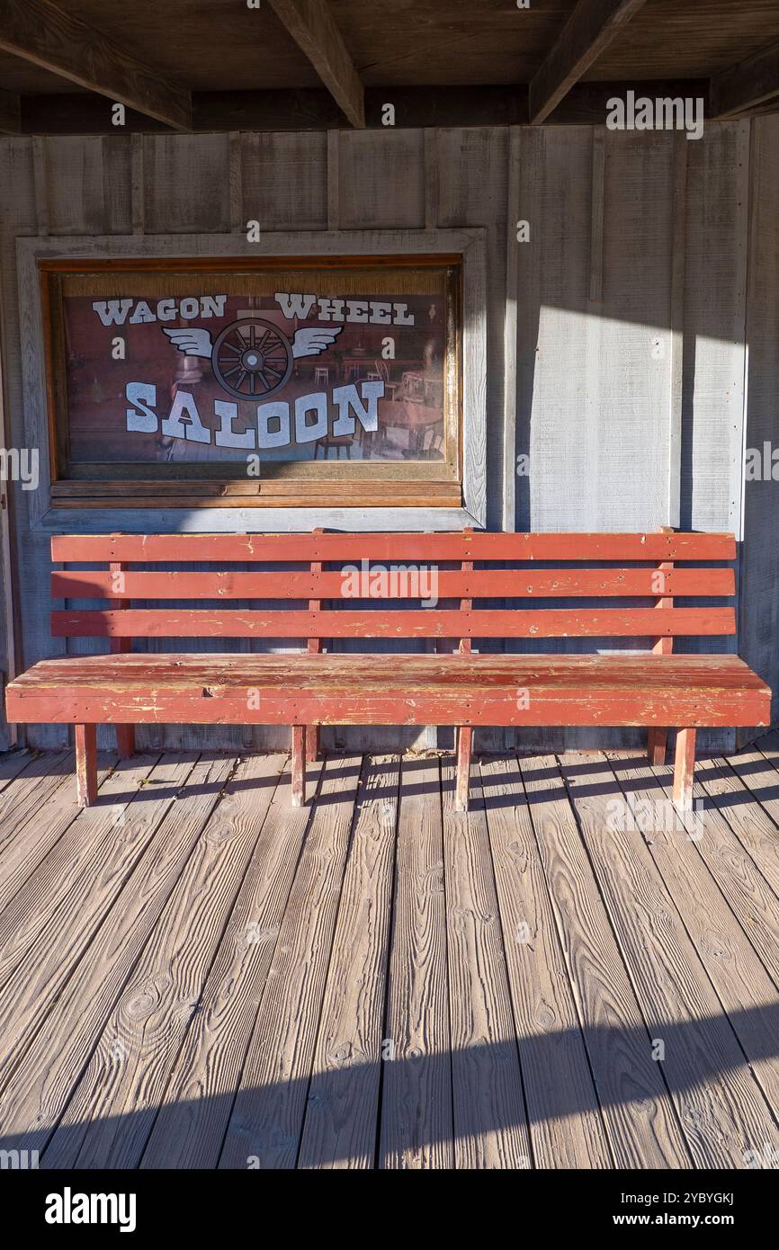 The Wagon Wheel Saloon in Pioneertown,California. Pioneertown was ...