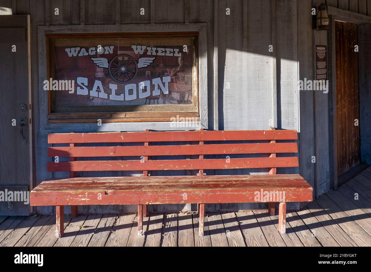 The Wagon Wheel Saloon in Pioneertown,California. Pioneertown was ...