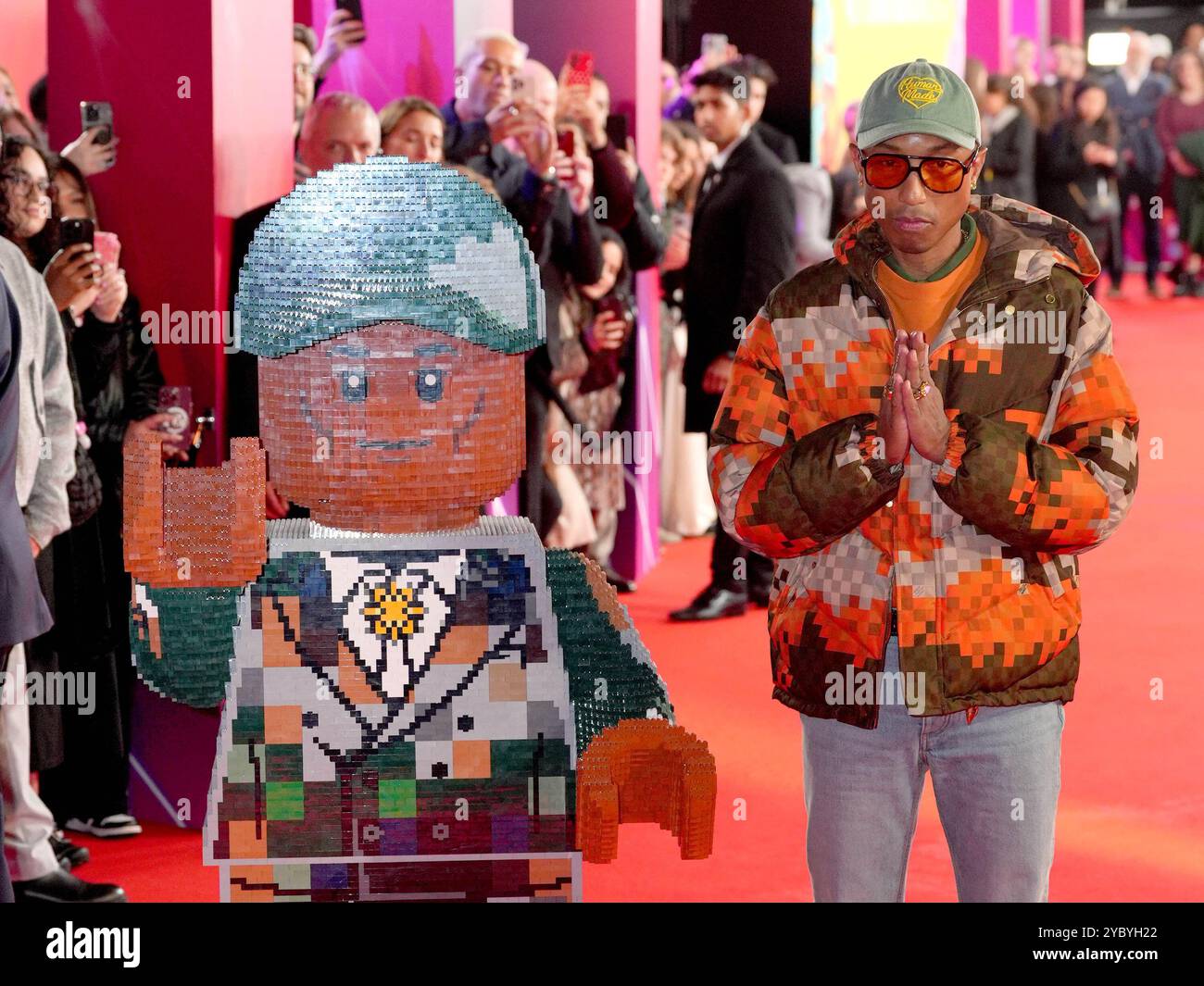 Pharrell Williams attends the BFI London Film Festival closing gala ...