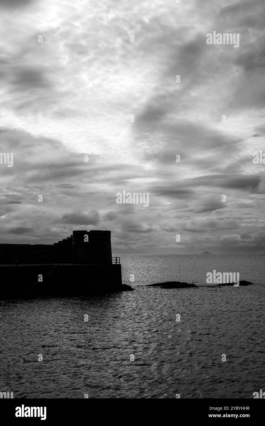 Saltcoats Harbour at Ayrshire, Scotland Stock Photo - Alamy