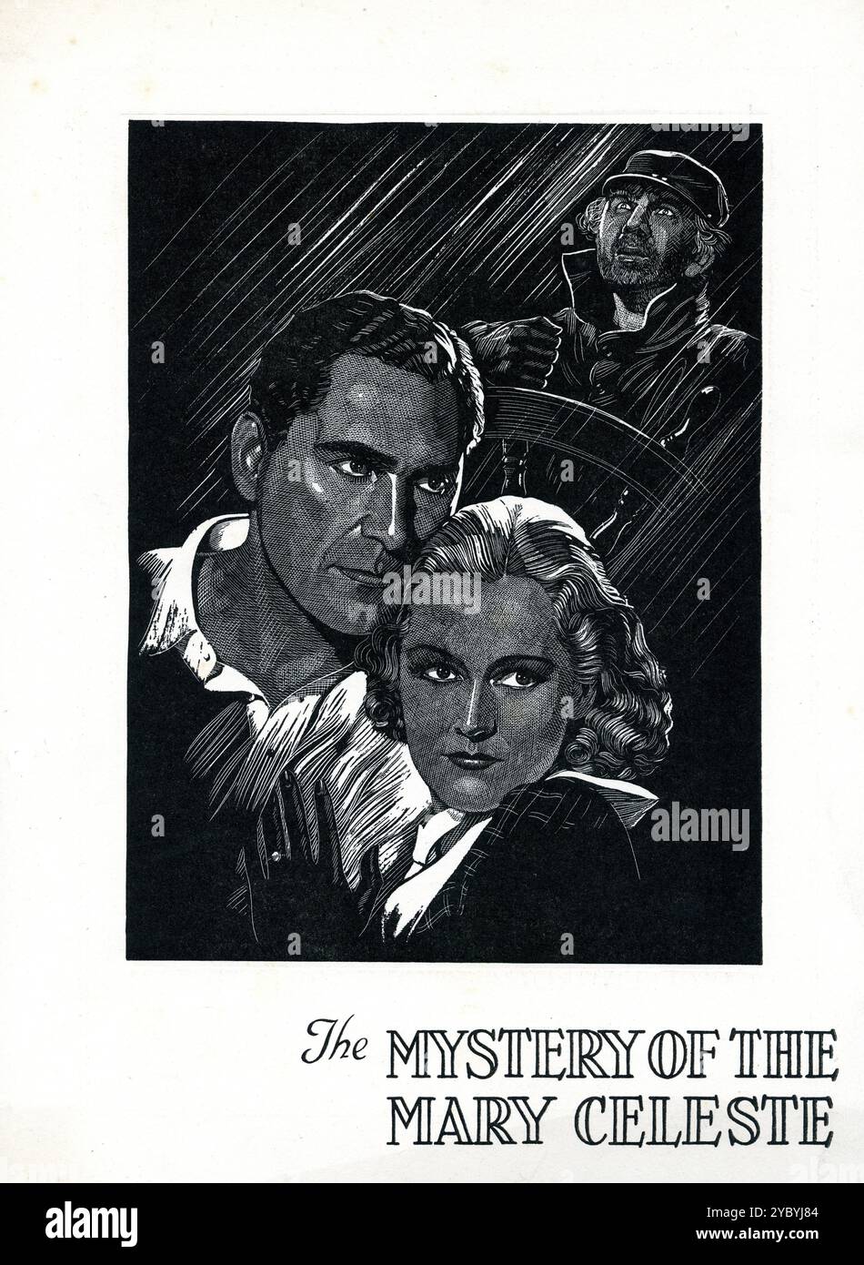 Cover Art for the British Synopsis Sheet for THE MYSTERY OF THE MARY ...