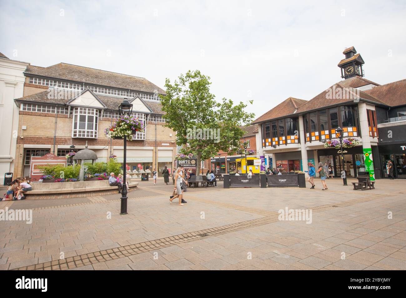 Views of Culver Square in Colchester, Essex in the United Kingdom Stock ...