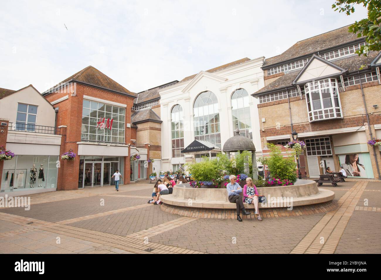 Views of Culver Square in Colchester, Essex in the United Kingdom Stock ...