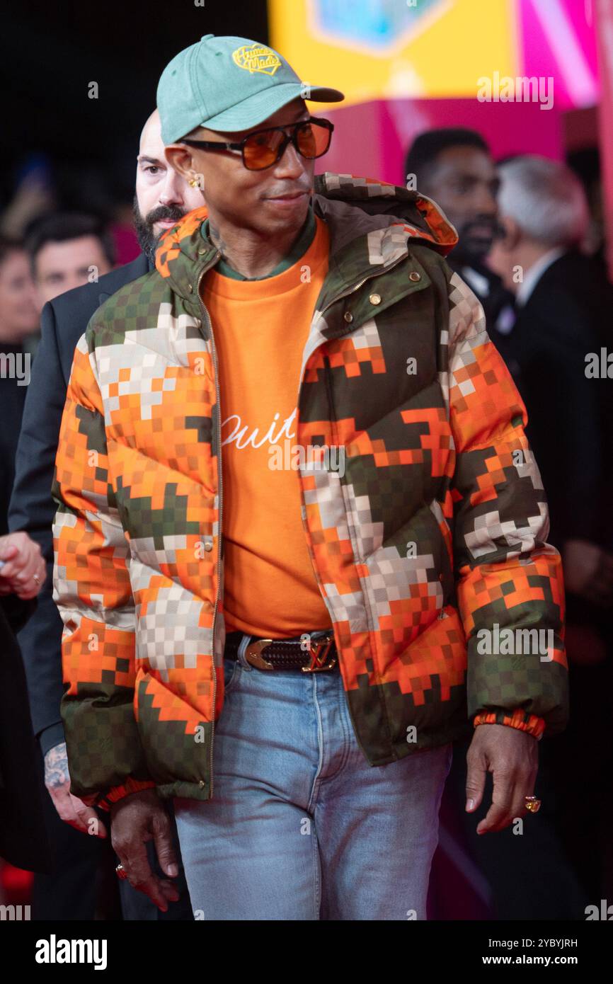 London, UK. 20 Oct, 2024. Pictured: Pharrell Williams attends The ...