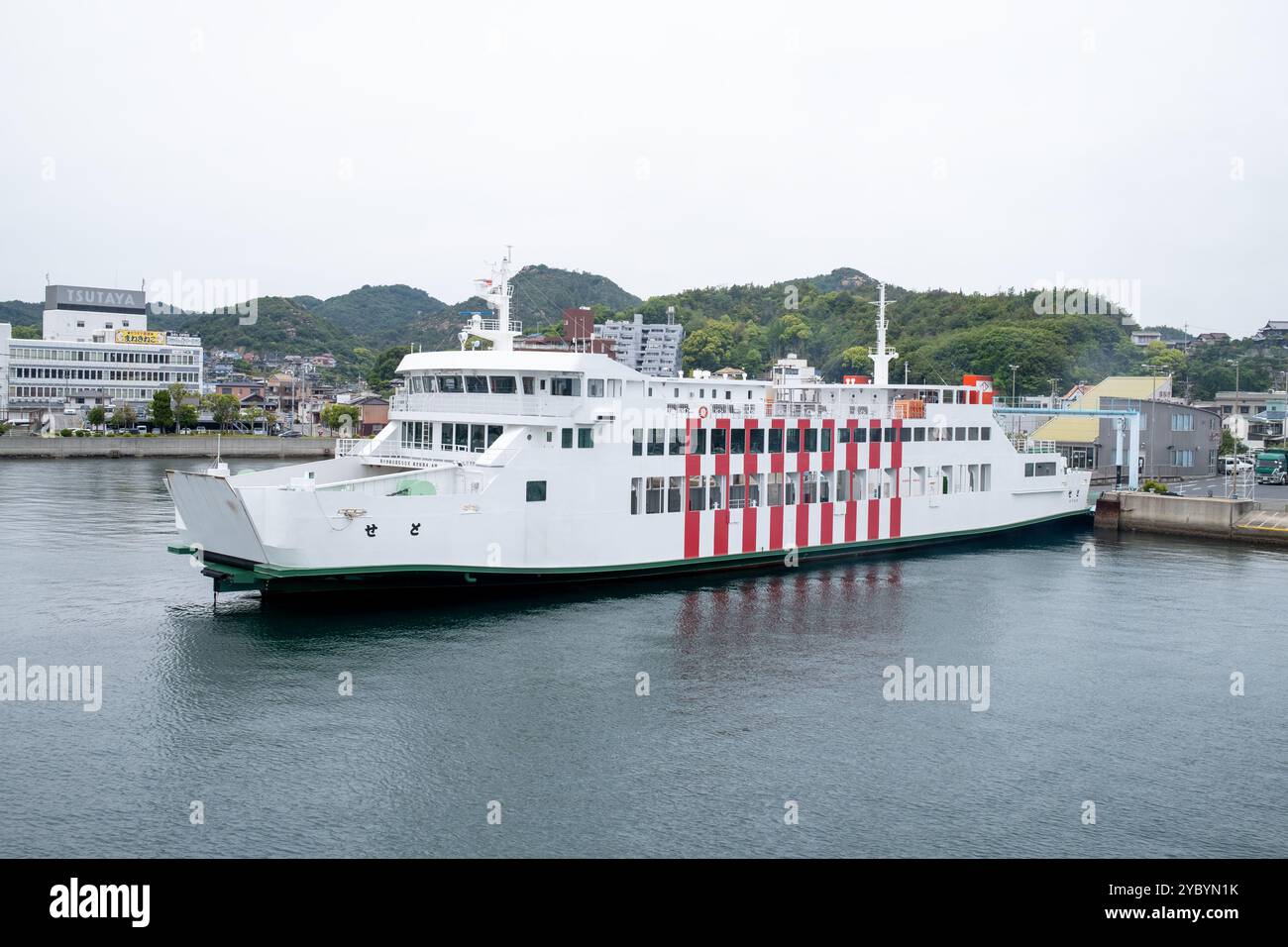 Ferry from Uno to Naoshima in Japan Stock Photo - Alamy