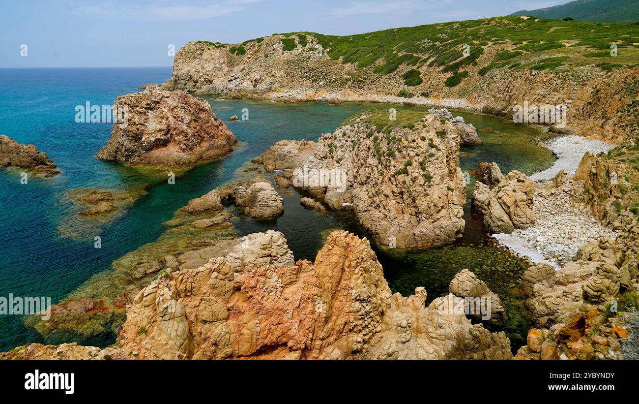 The promontory and beaches of Capo Pecora, Sulcis Iglesiense Coast ...