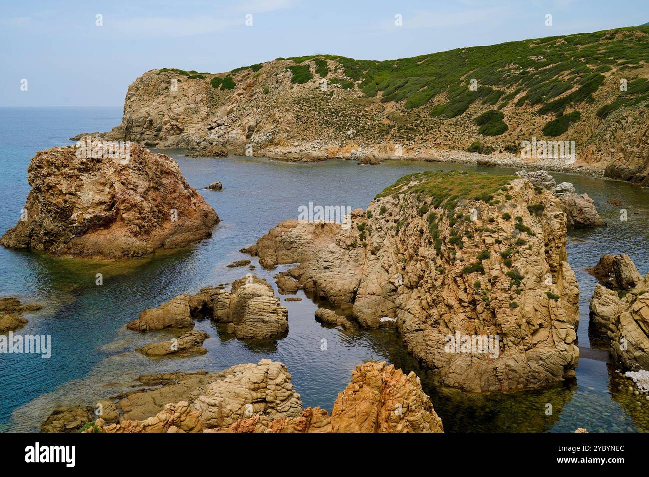 The promontory and beaches of Capo Pecora, Sulcis Iglesiense Coast ...