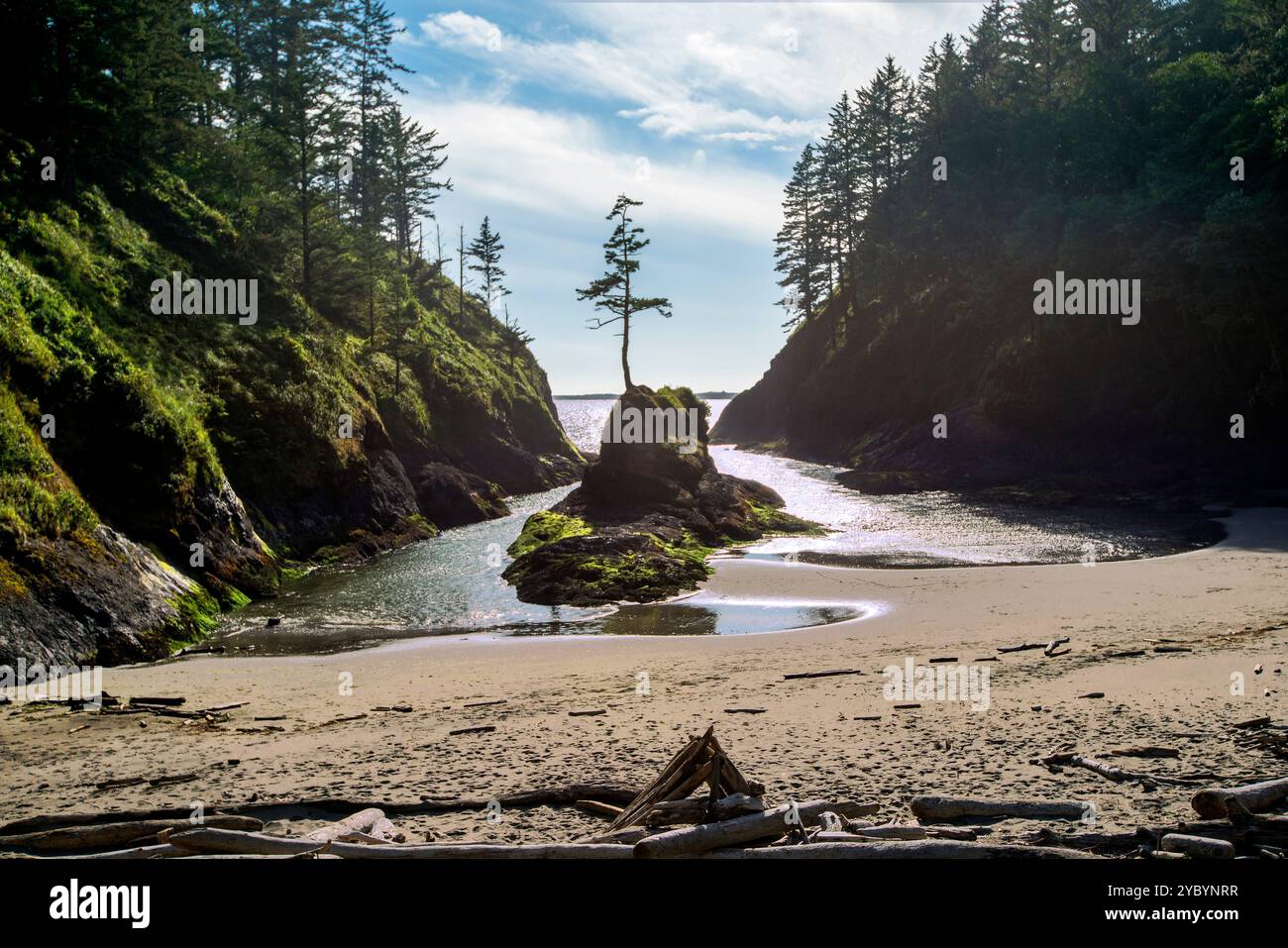 Beach scattered rock formations hi-res stock photography and images - Alamy