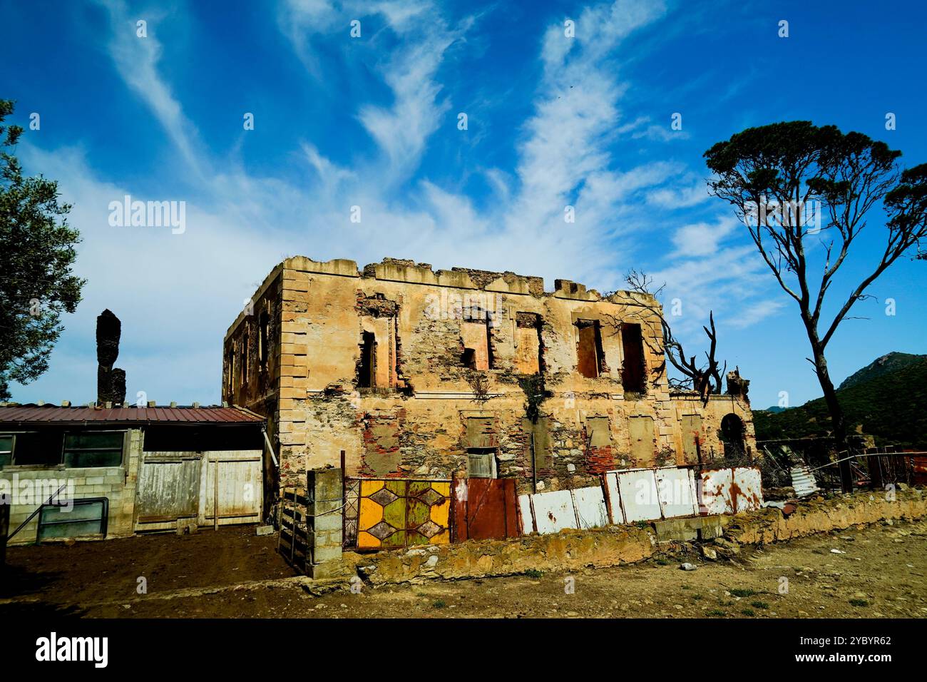 The abandoned mine of Monte Onixeddu, in Gonnesa, Sulcis Iglesiente ...