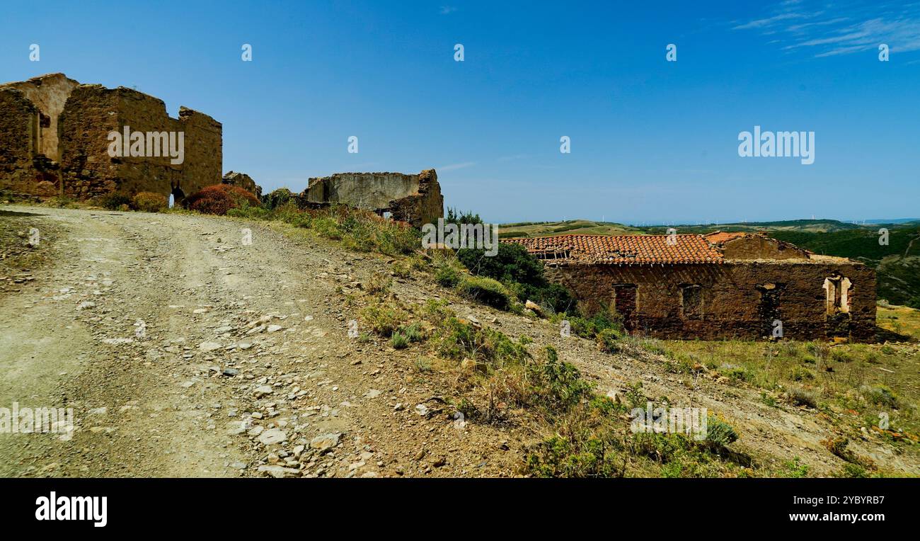 The abandoned mine of Monte Onixeddu, in Gonnesa, Sulcis Iglesiente ...