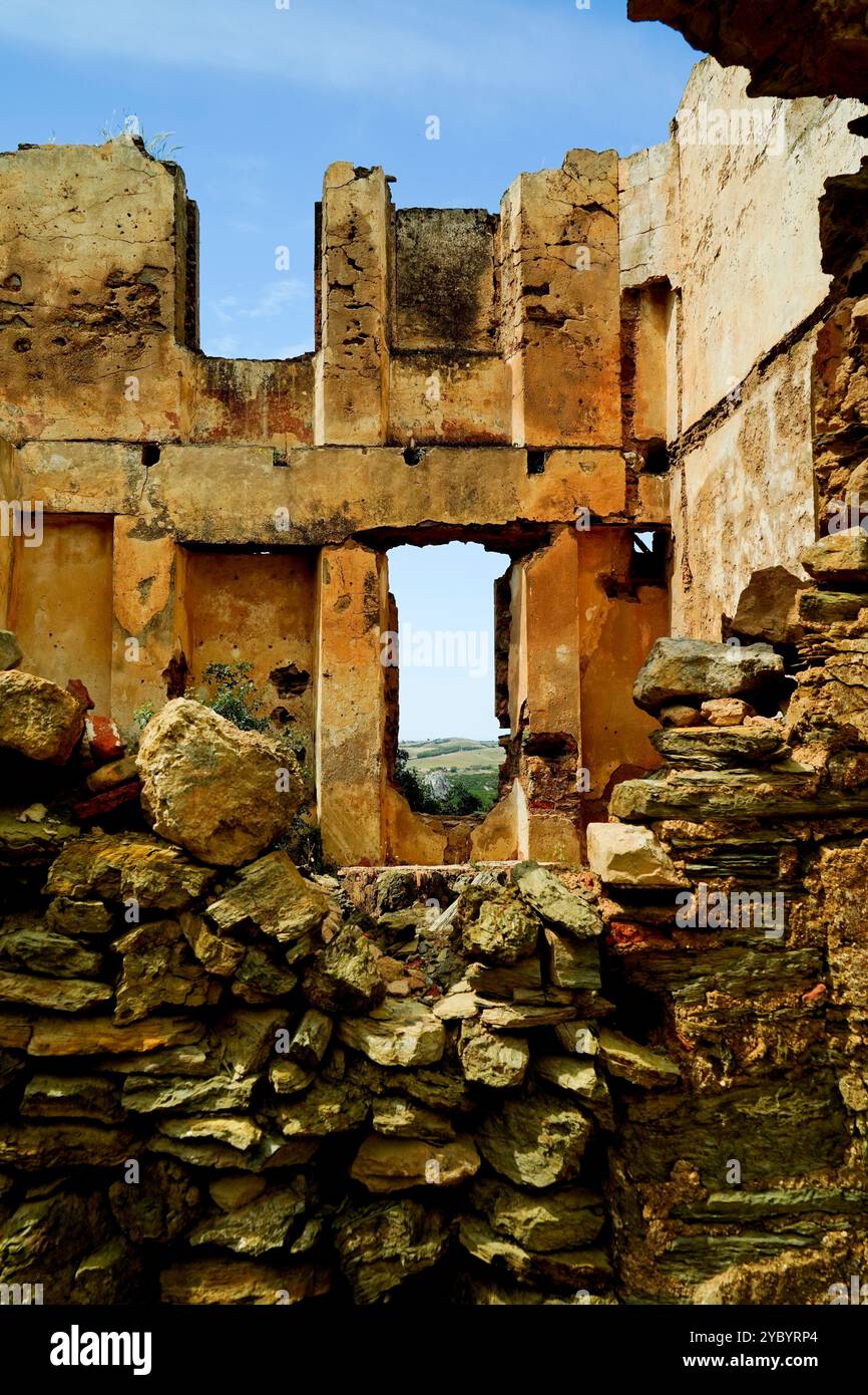 The abandoned mine of Monte Onixeddu, in Gonnesa, Sulcis Iglesiente ...