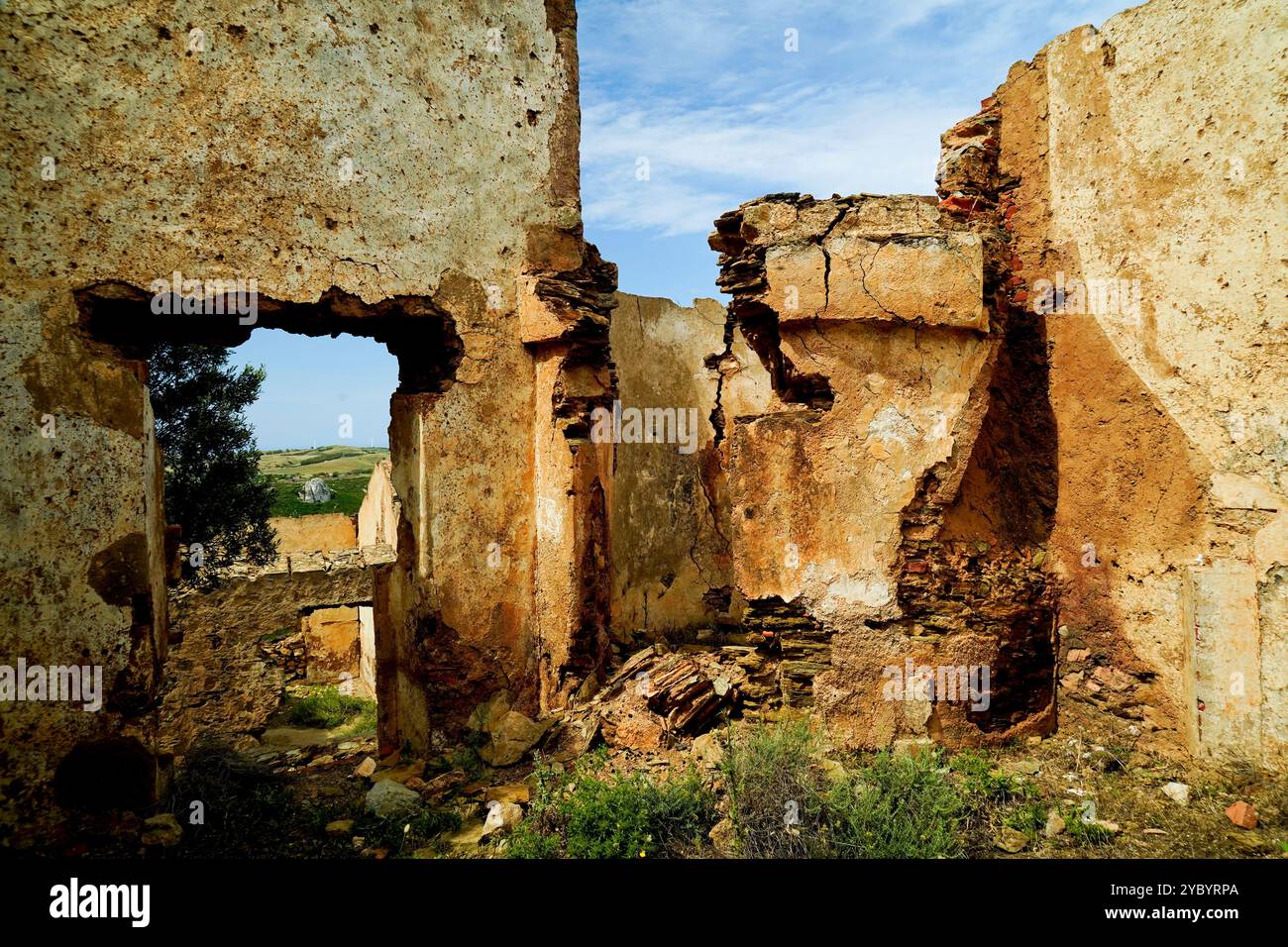 The abandoned mine of Monte Onixeddu, in Gonnesa, Sulcis Iglesiente ...