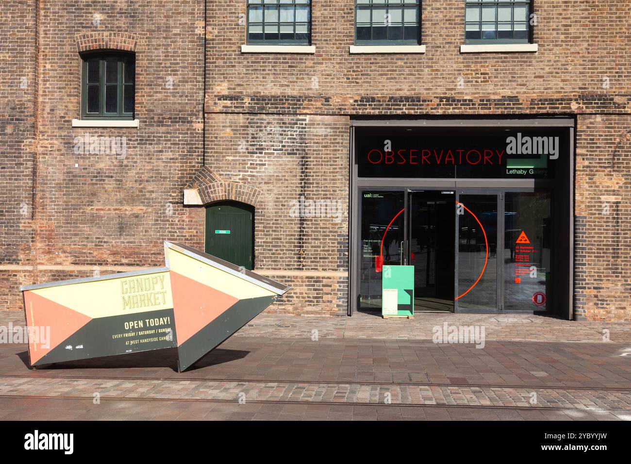 Entrance to the 'Observation', exhibition space at UAL: Central Saint ...