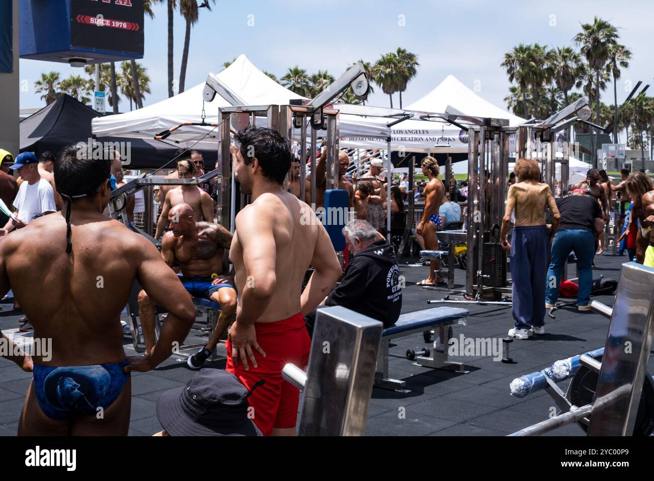 Los Angeles, USA. 4th Jul, 2024. Venice Beach Boardwalk Mr. & Ms ...
