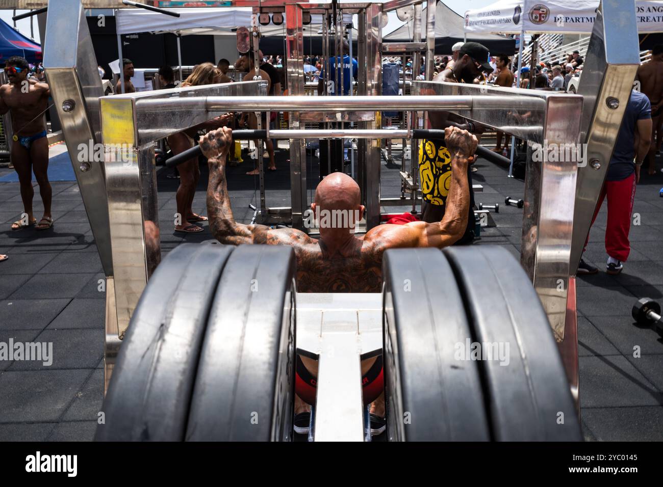 Los Angeles, USA. 4th Jul, 2024. Venice Beach Boardwalk Mr. & Ms ...