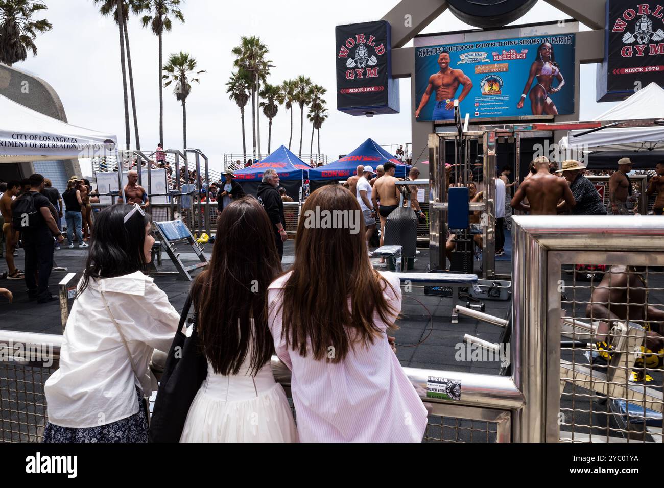 Los Angeles, USA. 4th Jul, 2024. Venice Beach Boardwalk Mr. & Ms ...