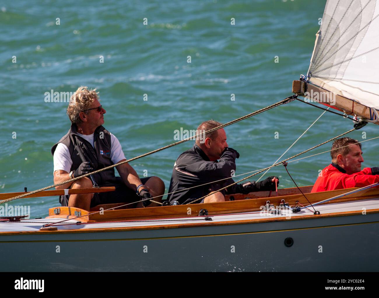 XOD - X One Design Class yachts racing in Cowes Week 2022 Stock Photo ...