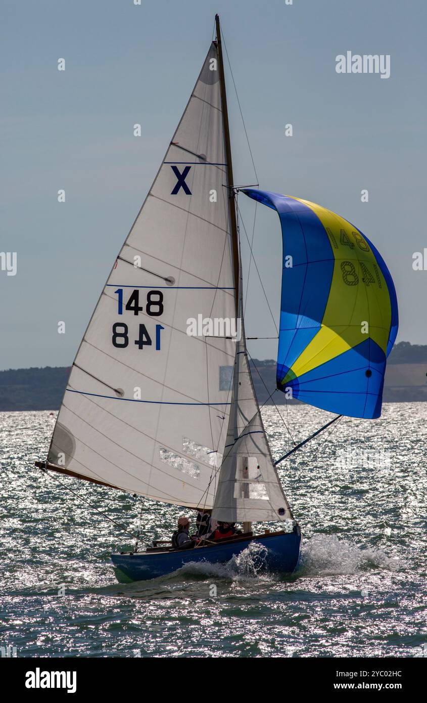 XOD - X One Design Class yachts racing in Cowes Week 2022 Stock Photo ...