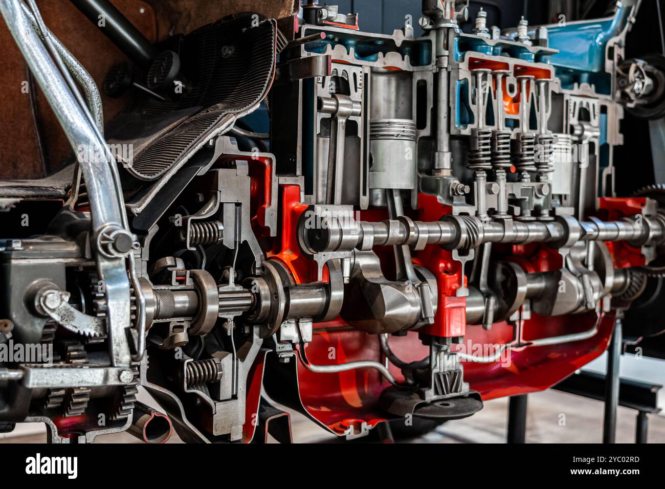 Mechanism of the internal combustion engine hi-res stock photography ...