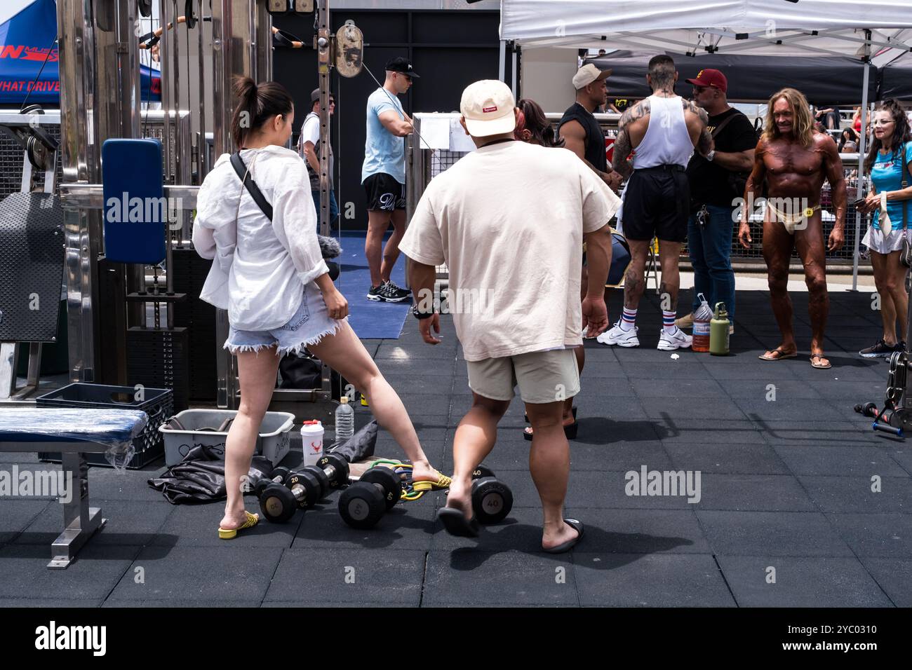 Los Angeles, USA. 4th Jul, 2024. Venice Beach Boardwalk Mr. & Ms ...
