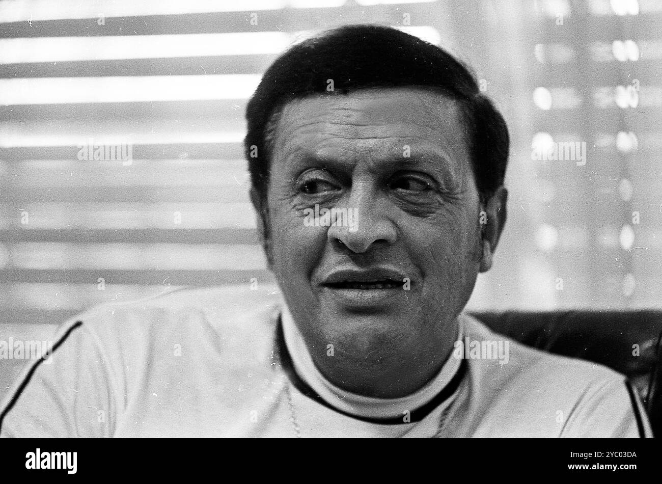Argentine comedian Alfredo Barbieri during an interview in Buenos Aires ...