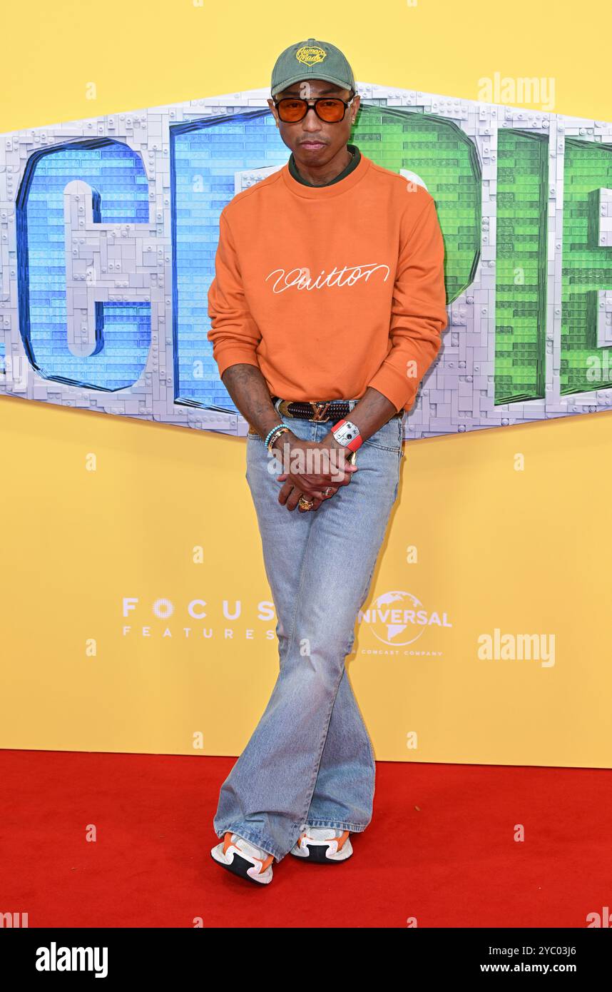 London, UK. October 20th, 2024. Pharrell Williams arriving at the BFI ...