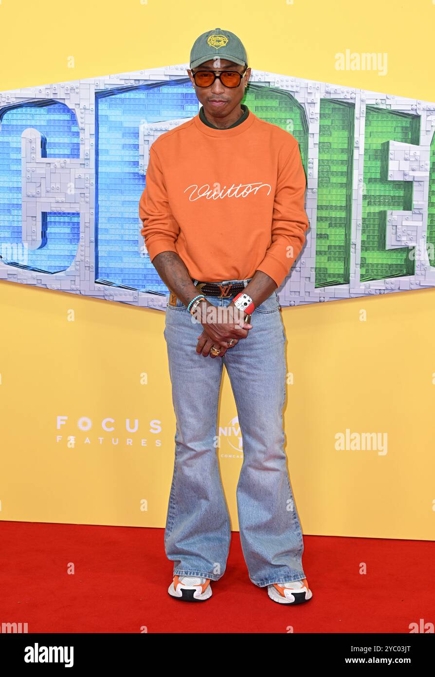 London, UK. October 20th, 2024. Pharrell Williams arriving at the BFI ...