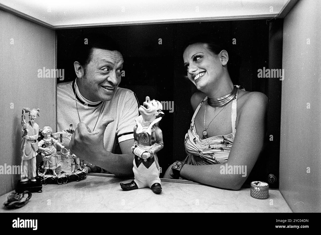Argentine comedian Alfredo Barbieri and his daughter Carmen Barbieri ...