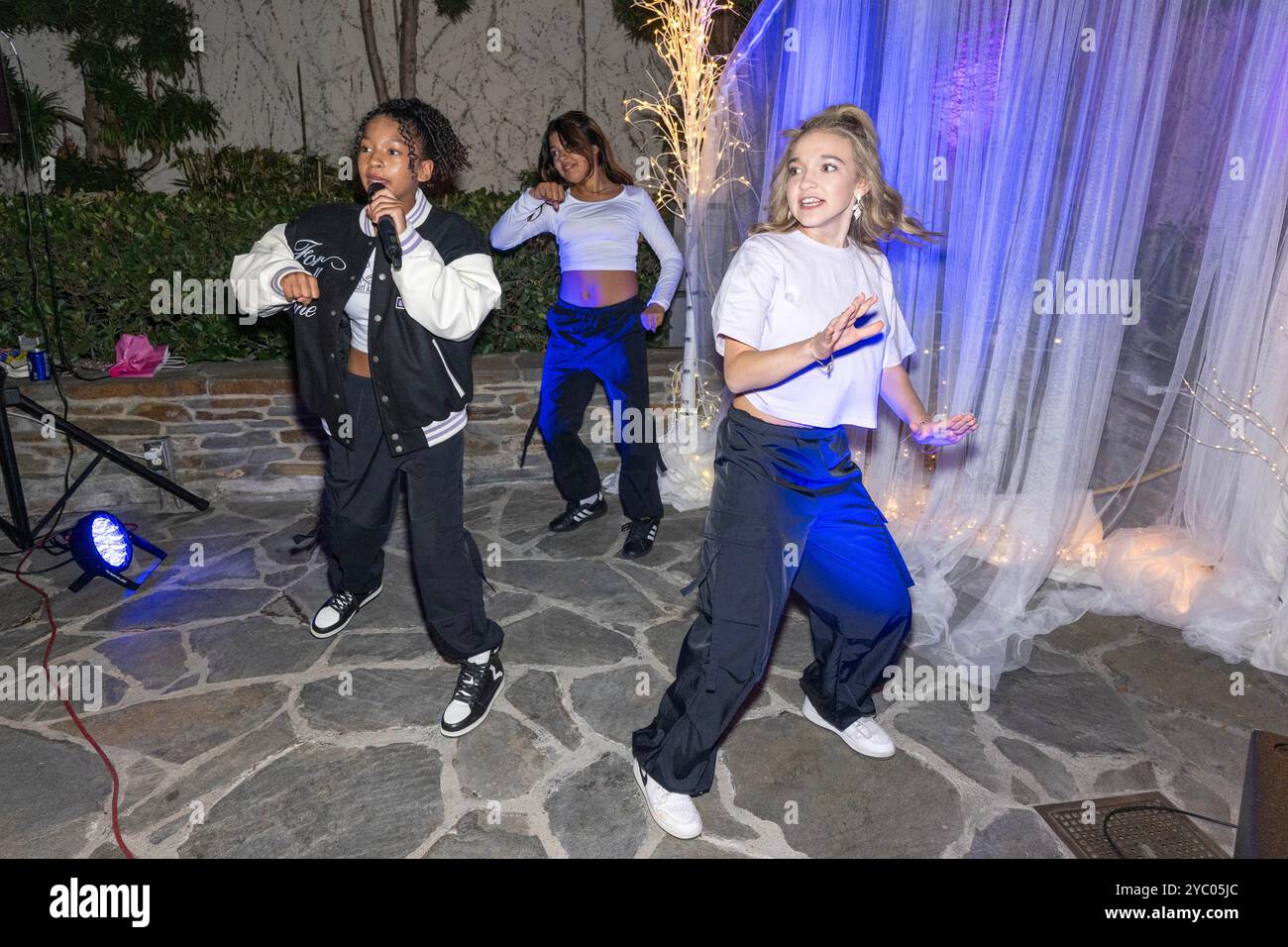 Rapper / Actress Christine Marie with dancers performs at Drisha's ...