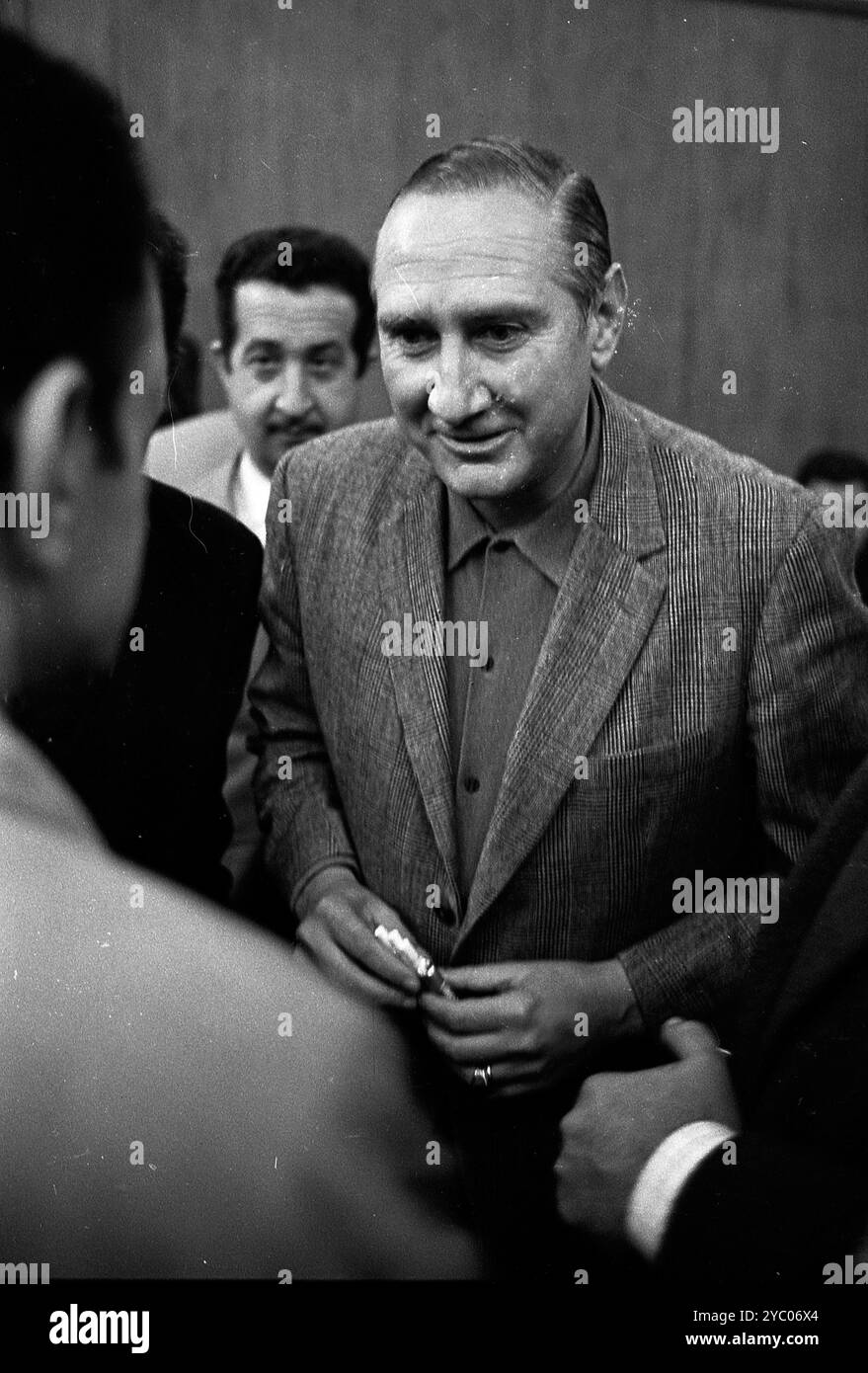 Argentine peronist union leader Augusto Timoteo Vandor, a few days ...