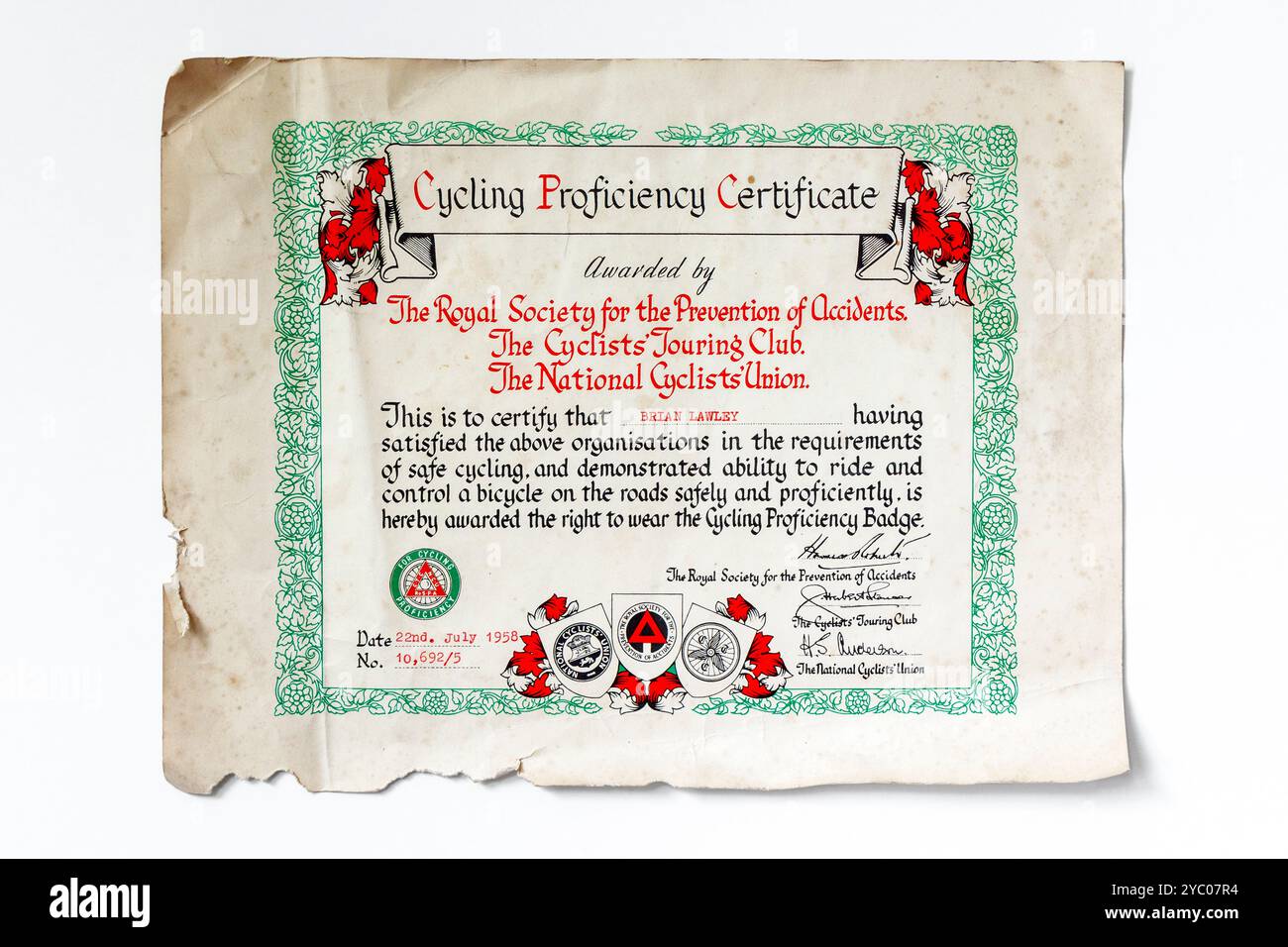 Certificate of proficiency hi-res stock photography and images - Alamy