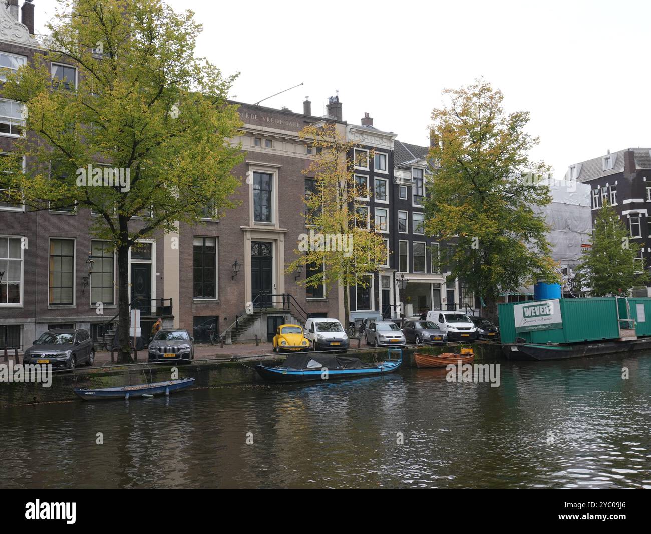 Amsterdam, North Holland, The Netherlands, October 2th, 2024: Canal ...