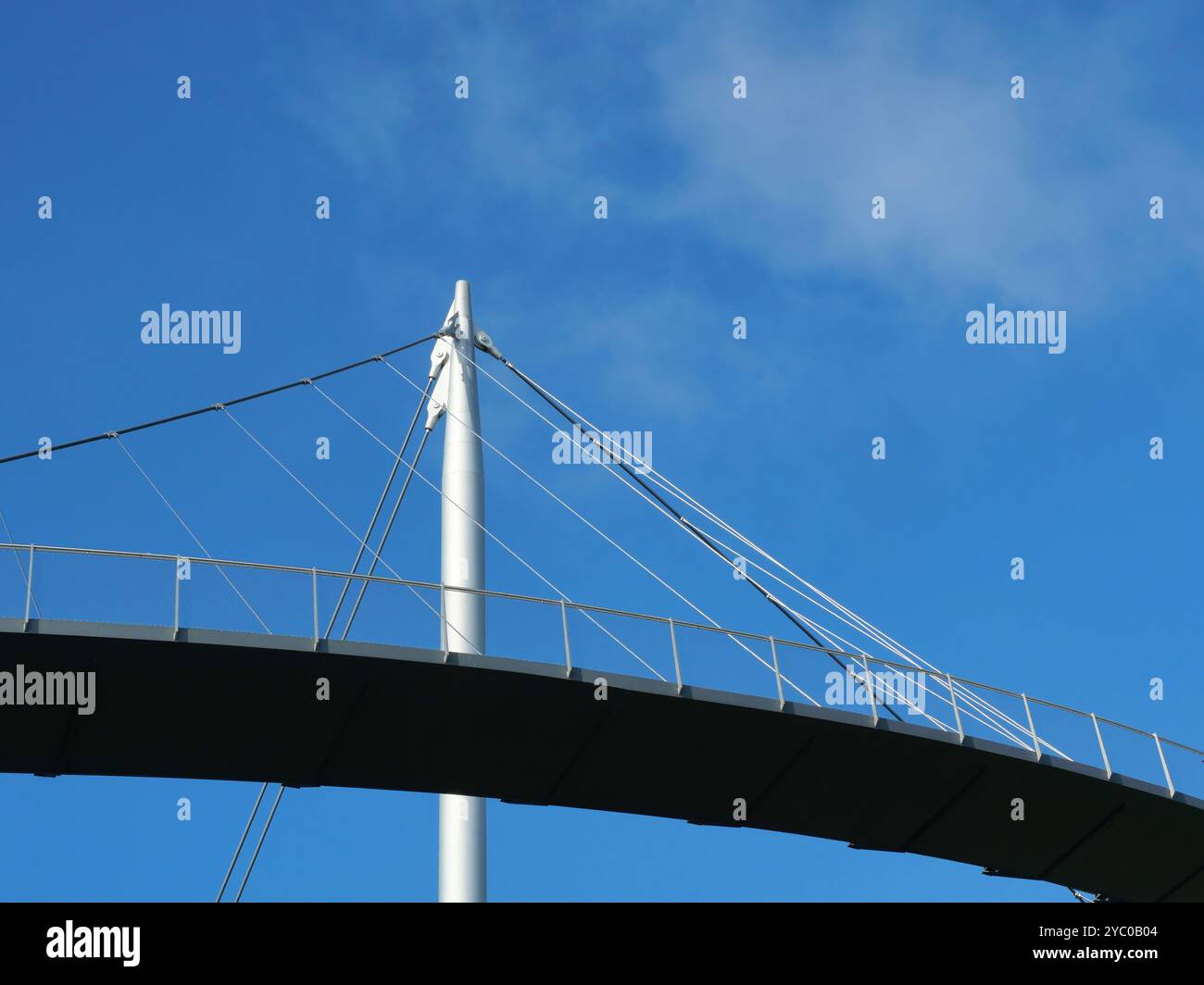 Bridge - Pedestrian suspension bridge from Sassnitz – “Balcony with sea ...