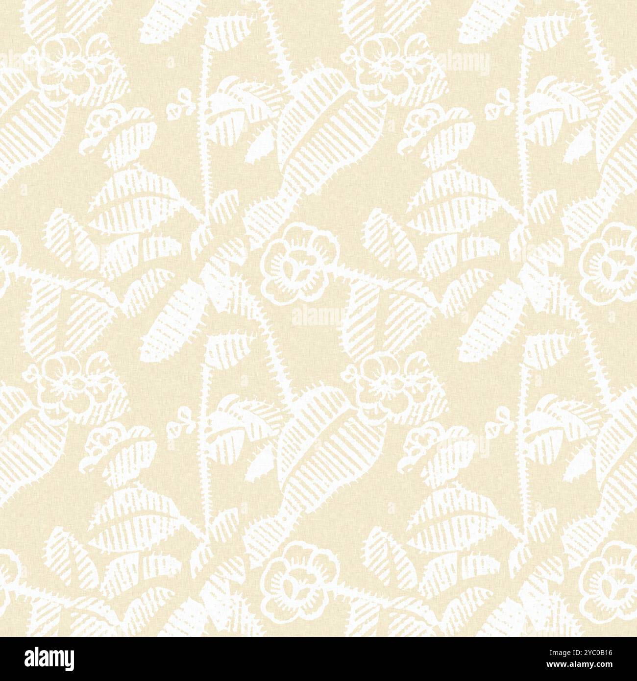 Modern white on cream lace effect wedding background texture. Soft ...