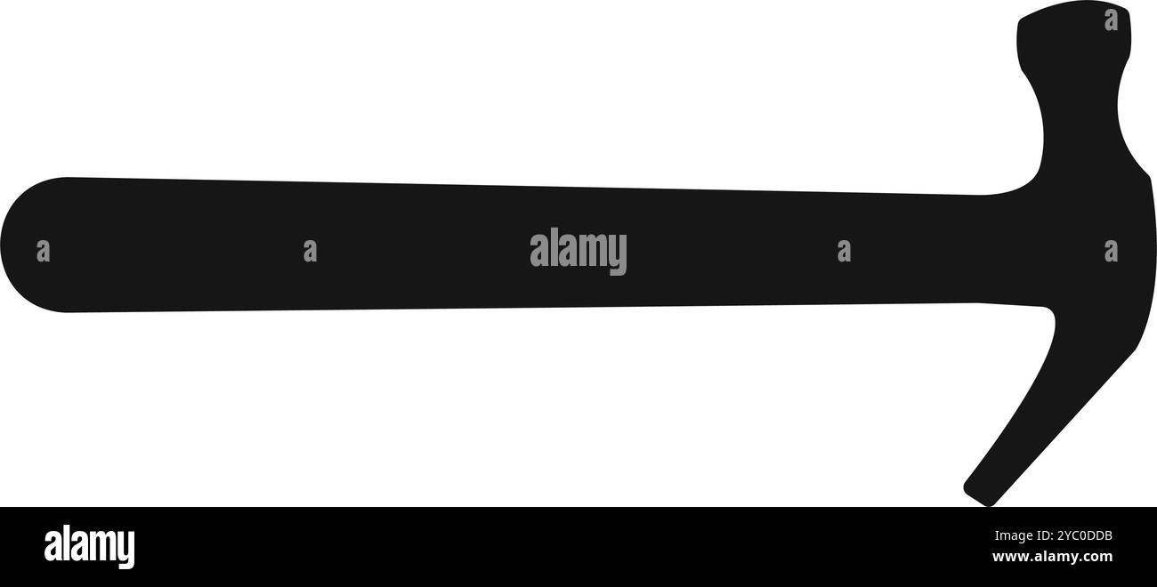 Hammer icon. Handyman tool pictogram isolated on white background ...