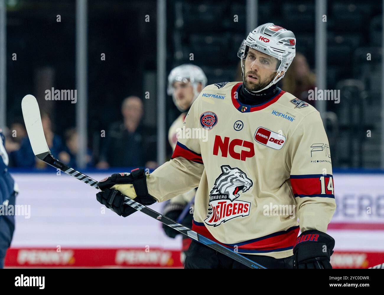 Muenchen, Deutschland. 20th Oct, 2024. Cole Maier (Nuernberg Ice Tigers ...