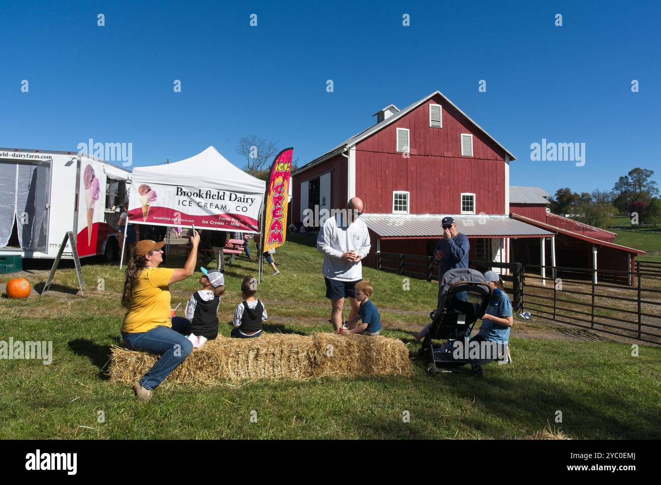 United States: 10-20-2024: Brookfield Dairy Farm, located in Loudoun ...