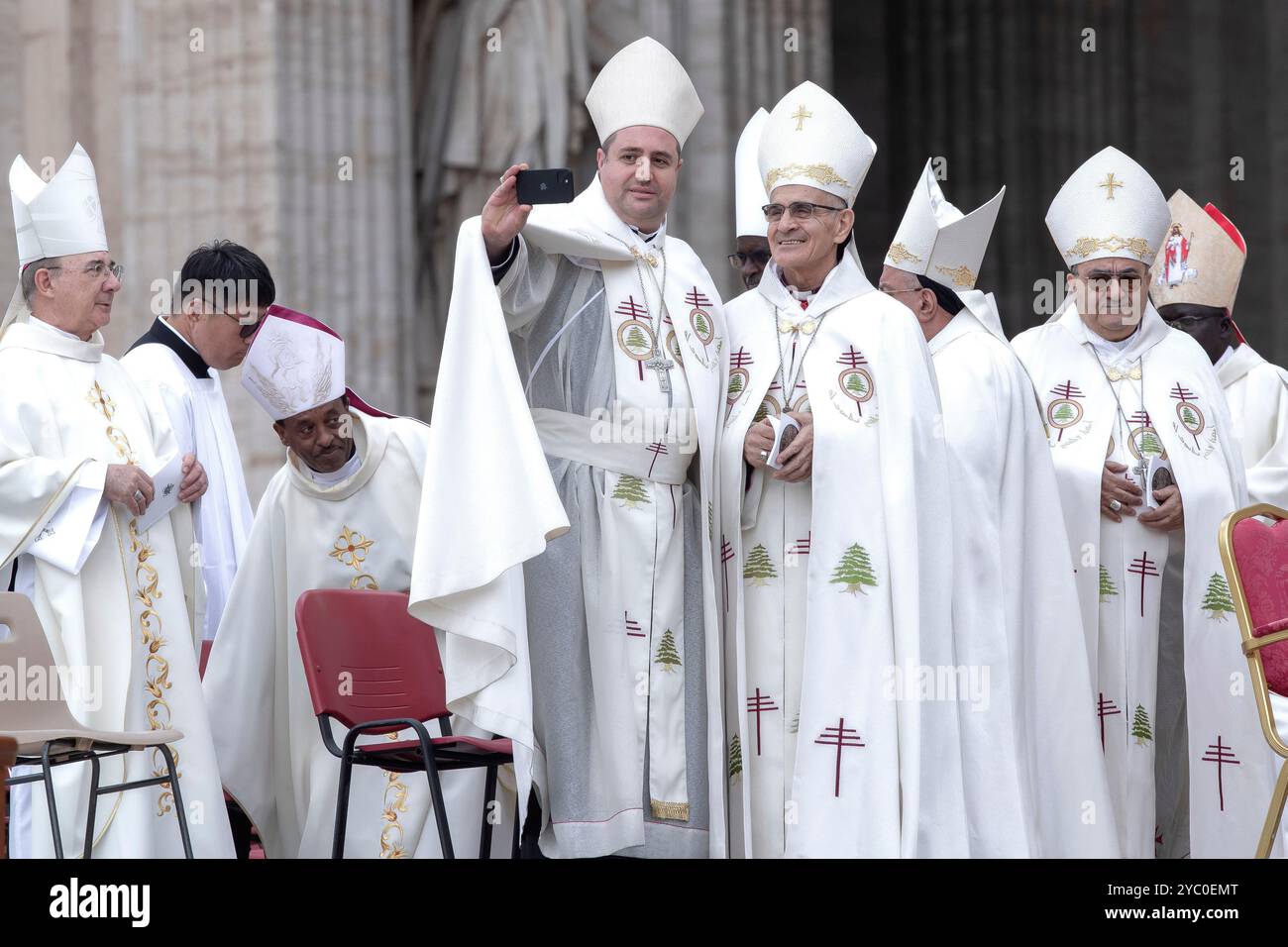 Vatican City, Vatican, 20 October 2024. Pope Francis presides over a ...