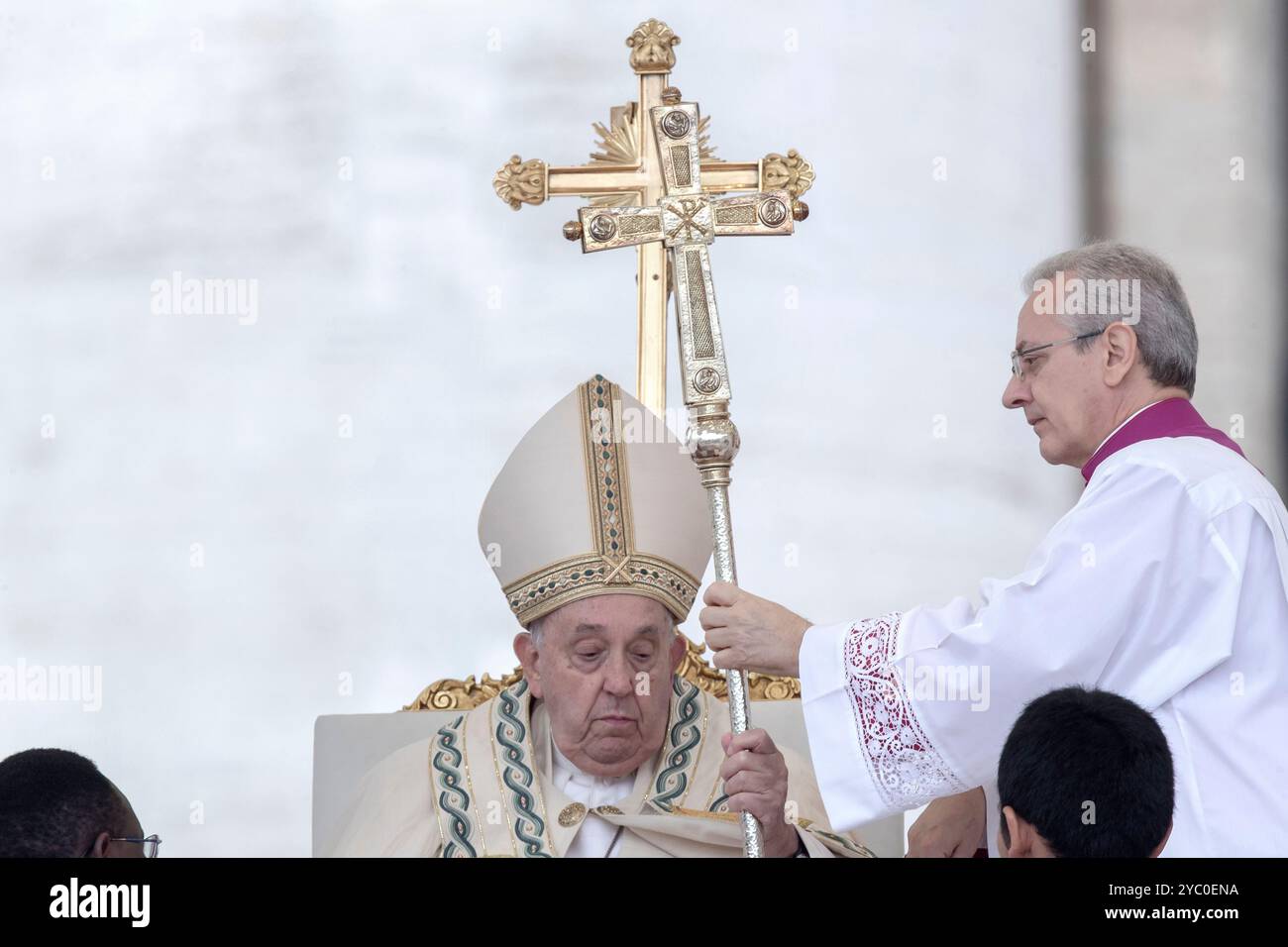 Vatican City, Vatican, 20 October 2024. Pope Francis presides over a ...