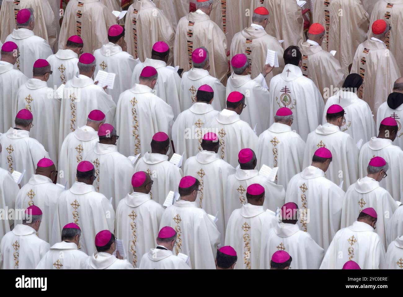 Vatican City, Vatican, 20 October 2024. Pope Francis presides over a ...
