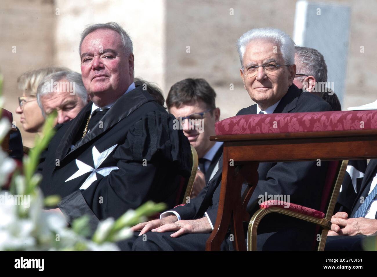 Vatican Vity, Vatican, 20 October 2024. Italian President Sergio ...