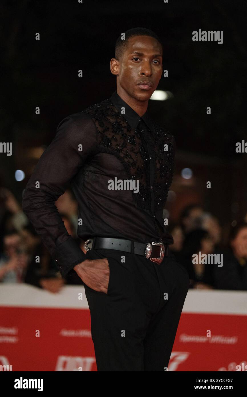 Rome, Italy. 20th Oct, 2024. Joshua Uduma attends the red carpet for ...