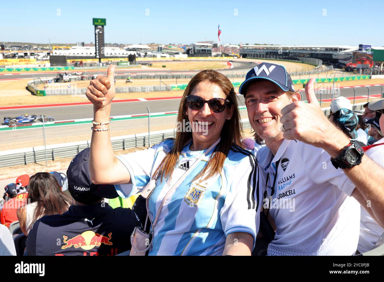 Austin, USA. 20th Oct, 2024. Circuit atmosphere - Franco Colapinto (ARG ...