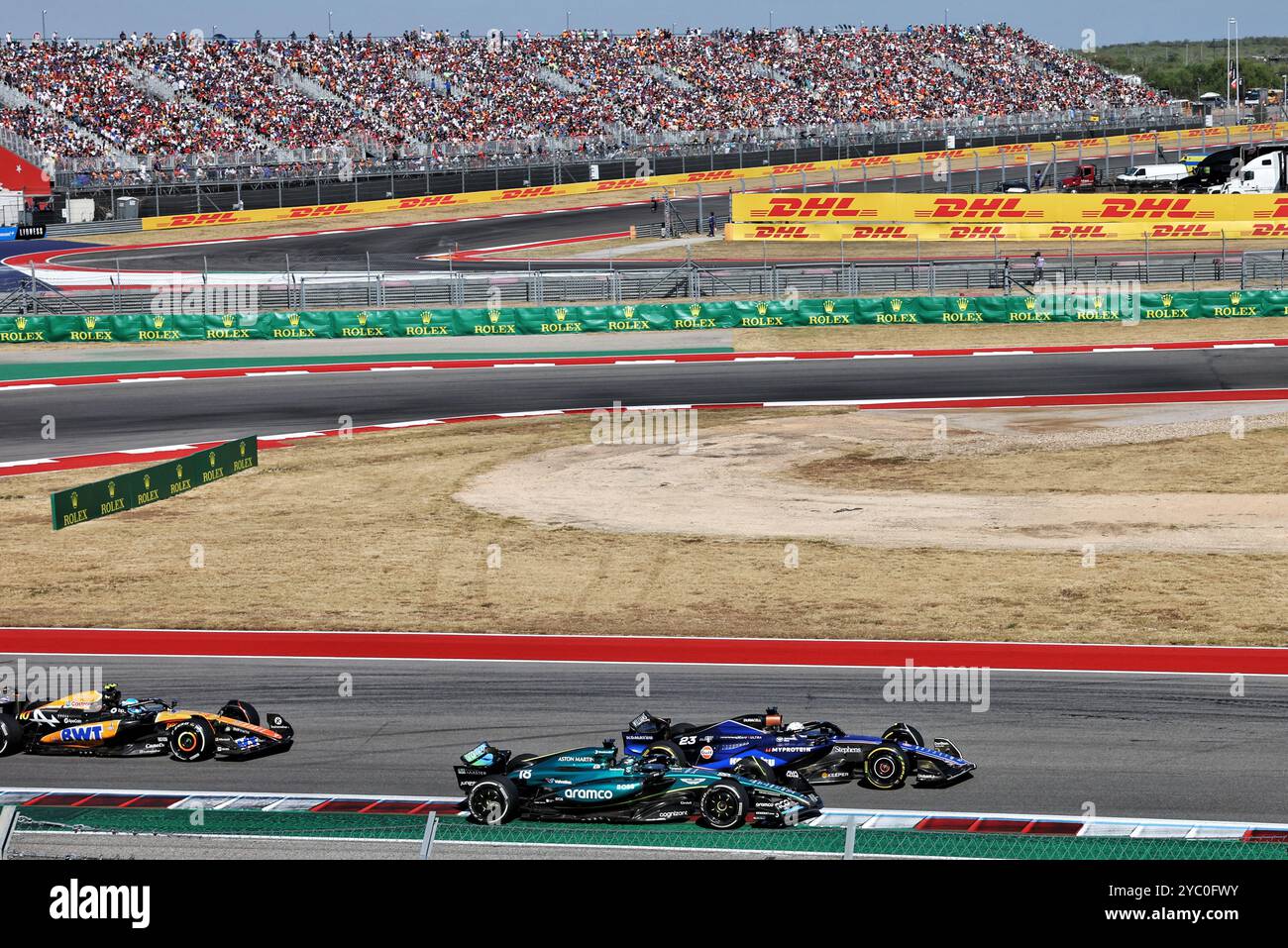 Austin, USA. 20th Oct, 2024. Lance Stroll (CDN) Aston Martin F1 Team ...