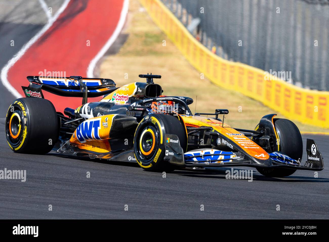 Oct 20, 2024. Esteban Icon #31 of the BWT Alpine F1 Team in action at ...