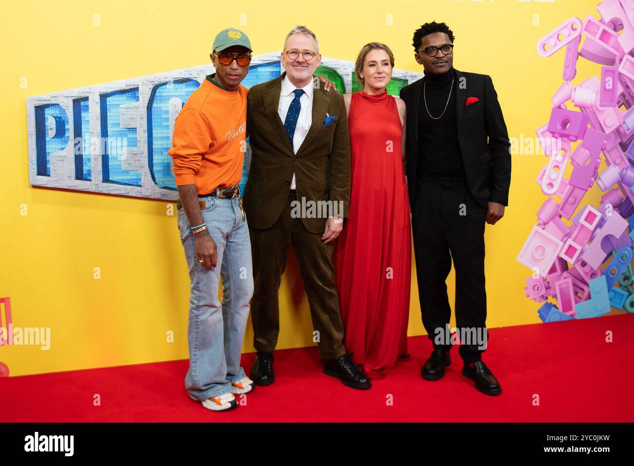 London, UK. 20th Oct, 2024. Pharrell Williams, Morgan Neville, Caitrin ...